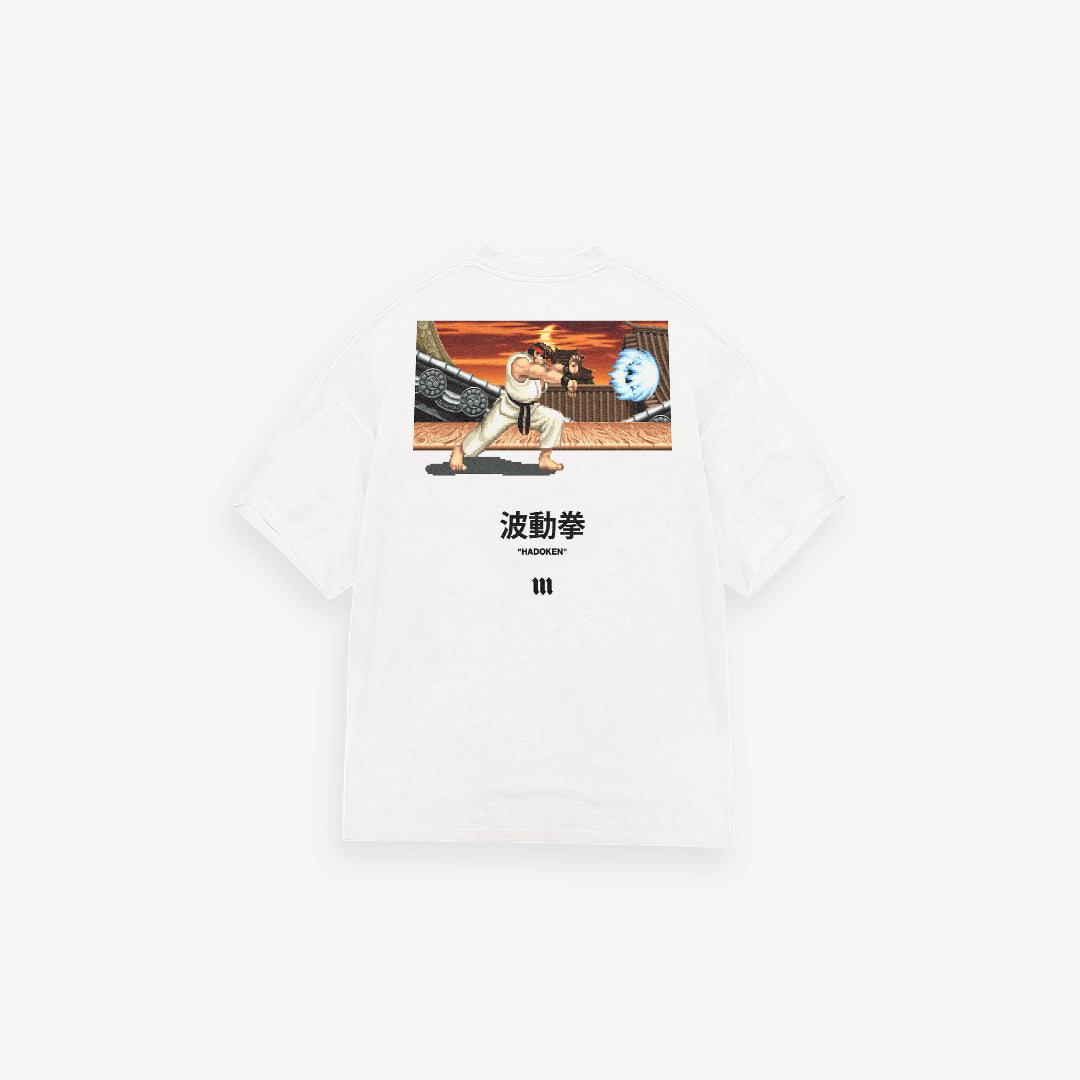 Camiseta Street Fighter Ryu Hadouken Off White – Mith